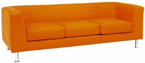 ANTARES Notre Dame 103 - Trojmístné sofa  - koženka oranžová