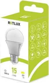 RETLUX RLL 609 A70 E27 bulb 15W / 2050 lm / 4000K - studená bílá / D