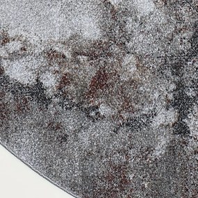 Spoltex, Kusový koberec Universe 841-86 grey/beige kruh, 200x200 (průměr) kruh, šedá, obývací pokoj