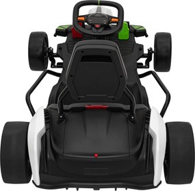 Ramiz Dětská motokára na baterie Fast 3 Drift bílá + funkce driftu + motory 2x150W + LED rádio + pásy