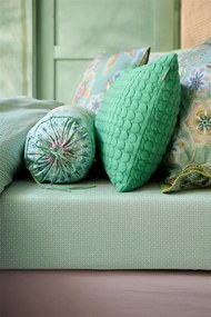 Pip Studio perkálové prostěradlo Cross Stitch, světle zelené (Kvalitní perkálové prostěradlo od Pip Studia)
