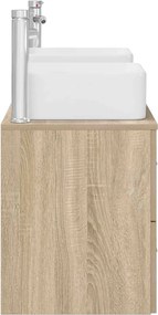 Sada koupelnových skříněk 3 ks Dub sonoma 49,5 x 41 x 63 cm 3405829