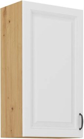 STL 50 cm skříňka horní jednodveřová STILO (výška 90 cm) Barevné provedení STILO: Dub Artisan / Bílý mat