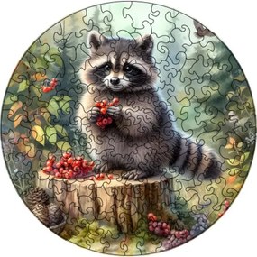 Coolkousky puzzle 27 cm, v krabičce, 15 × 15 × 4,6 cm, mýval
