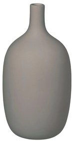 Šedá váza Blomus Ceola, výška 21 cm
