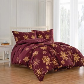 Florella Flanelové povlečení Halley Rot Rozměr: 70x90 + 140x200 cm