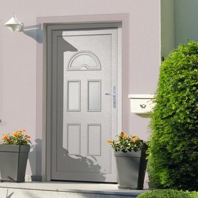 Vchodové dveře bílé 88 x 200 cm PVC,  3187917