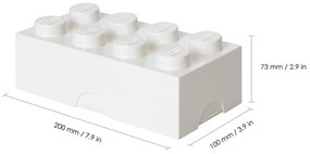 Lego® Bílý box na svačinu LEGO® Lunch 20 x 10 cm