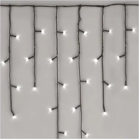 Propojovací vánoční řetěz bez zdroje EMOS Connecting D1CC01 ZY1932 100LED krápníky 2,5x0,9m studená bílá