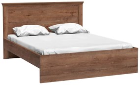 Manželská postel 160 cm Atena 05 (s roštem) (jasan světlý). 1055336