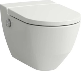 Laufen Cleanet Navia - Elektronický bidet s keramikou, závěsný, Rimless, SoftClose, LCC Active, bílá H820601A000001
