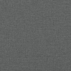 Rozkládací pohovka s poduškami tmavě šedá textil - Default Title