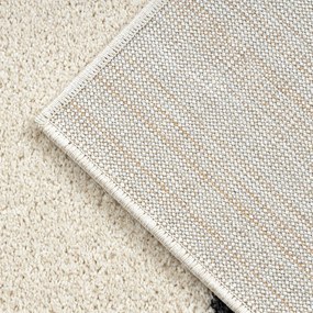 Dywany Łuszczów, Kusový koberec Fusion 8297 cream/dark grey, 80x150, bílá, kancelář