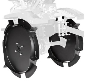 Železná kola pro kultivátor Hahn & Sohn Cedrus GL06 (plná, 6 lopatek)