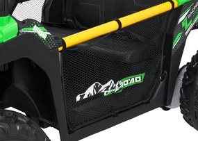 Elektrické autíčko Buggy UTV SPEED zelené