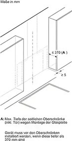 Bosch DWK91LT60 Serie 8 černá / Nástěnný odsavač par / 90 cm / 3 úrovn