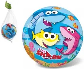 TEDDIES Míč Baby Shark / 14 cm / PVC / v síťce / od 3 let