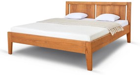 Postel Postelia GITA Buk 200x200 - Dřevěná postel z masivu, bukové dvoulůžko o šíři masivu 4 cm
