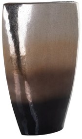 Hnědá kovová váza Richmond Iris 51 cm