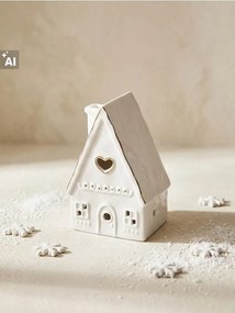 Sinsay - Vánoční LED lampička ve tvaru domečku - bílá