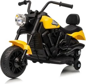 Elektrická motorka STAR žlutá