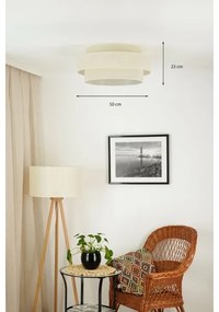 Brilagi - Stropní svítidlo SPACE YUTE LED/12W/230V pr. 50 cm krémová