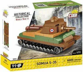 COBI 3093 II WW Somua S-35 / 99 kostek / 1:72 / od 6 let