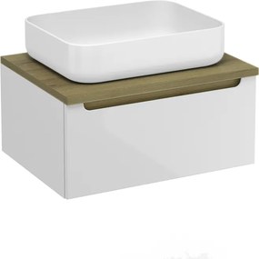 Koupelnová skříňka pod umyvadlo Naturel Stilla 60x30x45 cm bílá STILLAD06007DBK