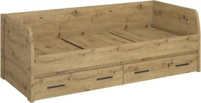 Postel 2S AIRON 90x200, dub artisan Kondela 0000374712