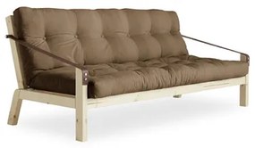 sofa POETRY by Karup - 100*200 cm natural (přírodní) + futon mocca 755