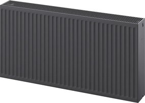 Mexen C33, panelový radiátor 400 x 600 mm, boční připojení, 1013 W, antracitová, W433-040-060-66