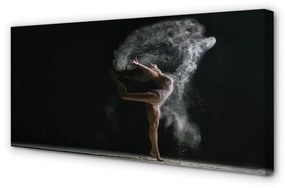 Obrazy na plátně žena kouř 100x50 cm