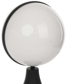 Exteriérové ​​svítidlo Circulo, 1x bílé plastové stínítko, b