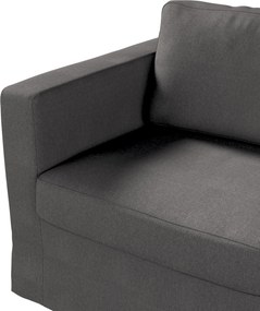 Potah na pohovku IKEA  Karlstad 2-místná , nerozkládací, dlouhý barva šedá látka pletený vzor