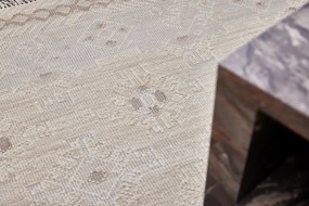 Diamond Carpets India, Ručně vázaný kusový koberec Anantara DESP P71 White Mix, 200x290, béžová, ložnice