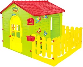 Mochtoys zahradní domek s plotem velký