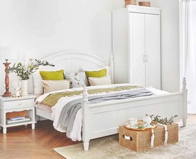 Elegantní bílá postel Sophia 160x200