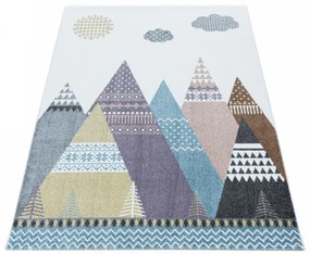 Dětský koberec Lucky kopce vícebarevné