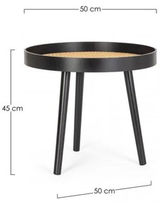 BIZZOTTO Konferenční stolek JOSINE 50 cm 0748612