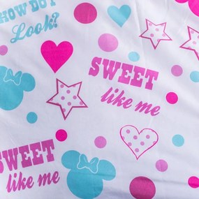 JERRY FABRICS Povlečení Minnie Sweet like me micro Polyester - mikrovlákno, 140/200, 70/90 cm