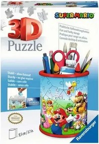 Ravensburger 3D Puzzle Stojan na tužky - Super Mario / 54 dílů / 18 x