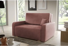 Eka Pohovka NESSIE II, 135 cm Barva látky: Růžová (Curio 63)