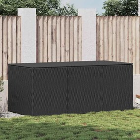 vidaXL Marketos Zahradní úložný box polyratan 180 x 90 x 70 cm černý