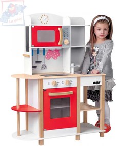 WOODY DŘEVO Kuchyňské studio Wendy herní set kuchyňka s nádobím a doplňky 91705