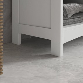Kleankin Dřevěná Skříňka Pod Umyvadlo s Podstavcem, 2 Dveře a Nastavitelné Policemi, Bezpečnostní Zajištění, Moderní Design, Nosnost 31 kg, 90x30x60 …