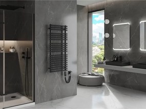 Mexen Akan, elektrické topné těleso 1080x500 mm + topná tyč 900 W, černá, W121-1080-500-2900-70