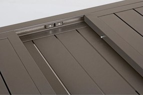 BIZZOTTO Rozkládací zahradní stůl HILDE 140x77 cm hnědý 0662980