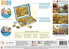 EUROGRAPHICS Puzzle Connecting Pieces: Pokojný život / 24 dílků / velk