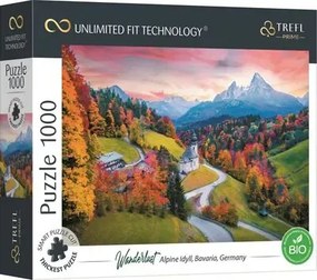 Trefl Prime - Puzzle - UFT Bavorské Alpy / 1000 dílků / 68.3 x 48 cm /