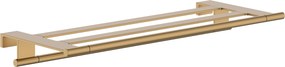 Hansgrohe AddStoris S - Polička s držákem ručníku, délka 66 cm, kartáčovaný bronz 41781140